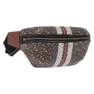 Burberry Sac banane vintage doccasion - Femme - Pre-owned - Brun - Taille: ONE Size
