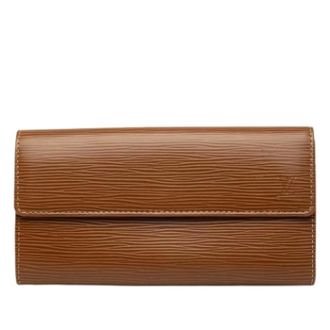 Louis Vuitton Portefeuille Pre-owned en cuir Epi - Femme - Pre-owned - Brun - Taille: ONE Size