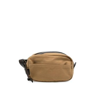 Filson Leather-trim Zip-top Wash Bag