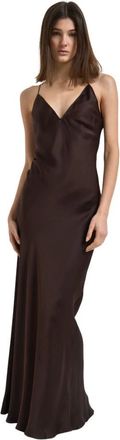 Anine Bing Femme, Robes, Brun, Taille: 40 FR Laurel Maxi Dress