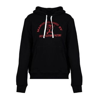 Diesel Bedruckter Hoodie - - Sweatshirts & Hoodies - Herren - Schwarzk - L