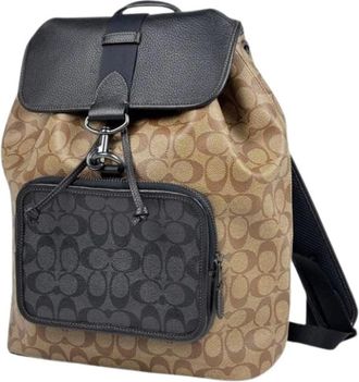 Coach unisex, Pre-owned, Brun, Taille: ONE Size Sac &agrave; dos Signature Pre-owned