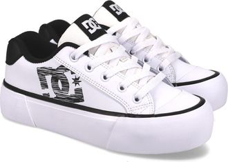 DC Chelsea Platform - Leather Shoes for Women - Lederschuhe - Frauen - 38.5 - Weiss