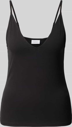 Comma Slim Fit Tr&auml;gertop aus elastischem Viskose-Mix Modell OKTOBER