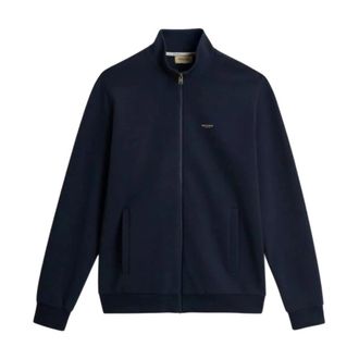 Woolrich Logo Interlock Track - - Sweatshirts & Hoodies - Herren - Blau - M