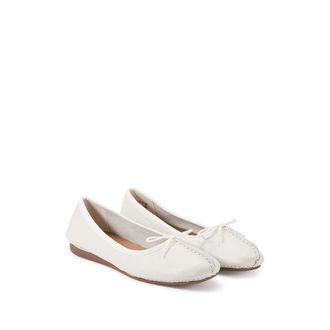 Clarks Ballerines Freckle Ice en cuir de vache
