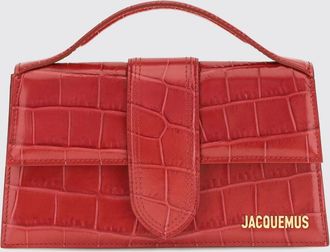 Jacquemus Le Grand Bambino Tasche aus Kalbsleder in Kroko-Optik