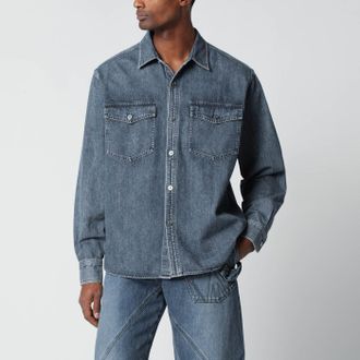 J.W.Anderson Oversize-Denimhemd in Mittelblau