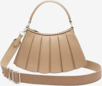Lacoste Handtasche Lacoste Petit sac Lenglen Dfil en cuir - Viennois