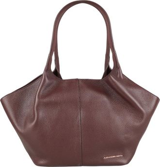 Alexander Smith Femme, Sacs, Rouge, Taille: ONE Size Rachel Medium sac à bandoulière en cuir bordeaux embossé