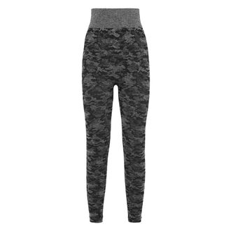 Plein Sport Femme, Pantalons, Noir, Taille: 42 FR Seamless Sport Leggings Camouflage