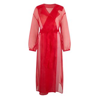 Herno Long Robe - - Dresses - Damen - Rot - M