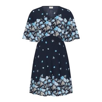 Kaffe Kurze Kleider - - Dresses - Damen - Blau - 3XL