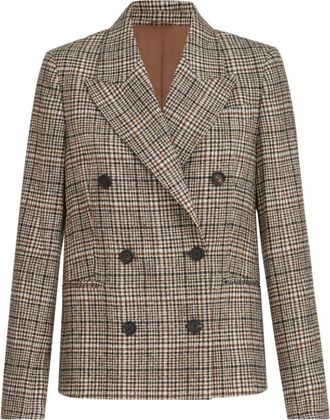 Brunello Cucinelli Femme, Vestes, Brun, Taille: 40 FR Tailored Jacket