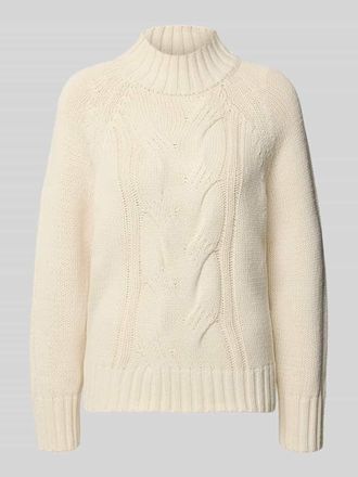 s.Oliver Red Label Pullover mit Zopfmuster-Steppkragen