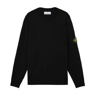 Stone Island Herren, Strickwaren, Schwarzk, LGr&ouml;&szlig;e