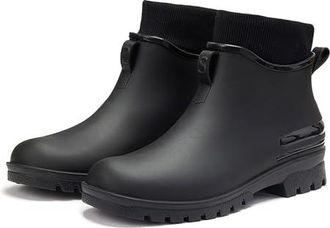 Generic Bottes caoutchouc pour homme et femme pluie imperm&eacute;ables antid&eacute;rapantes en unisexes Confortable Antid&eacute;rapant Chaussures Compris la Semelle int&eacute;rieure 