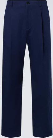 Valentino Gerade Hose aus Baumwoll-Gabardine