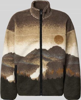 Only & Sons Loose Fit Webpelzjacke mit Allover-Muster Modell BLAZE