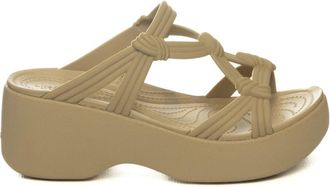 Crocs Brooklyn Knot Sky Sandal - - Shoes - Damen - Beige - 39 EU