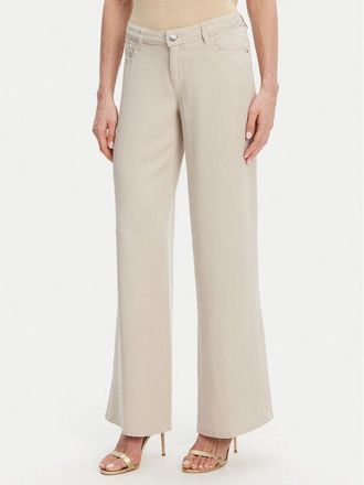 Guess Jeans W4GA96 WDP85 Beige Wide Leg