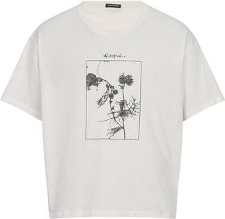 Ann Demeulemeester T-shirt imprim&eacute; &agrave; manches courtes en coton