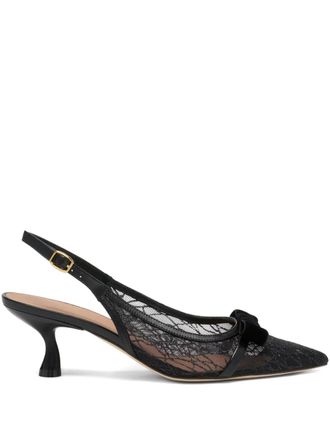 Malone Souliers Jama Slingback-Pumps 45mm - Schwarz