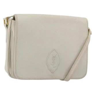 Saint Laurent Sac bandouli&egrave;re vintage Pre-owned - Femme - Pre-owned - Beige - Taille: ONE Size