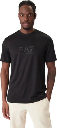 Emporio Armani Emporio Armani Ea7, Homme, Tops, Noir, Taille: S T-Shirt manica corta