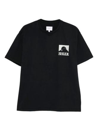 Rhude t-shirt &agrave; imprim&eacute; graphique - Noir