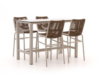 Bellagio la vita attrattiva Bellagio Caronia/Trecenta 150 cm Gartenbar-Set 5-teilig stapelbar