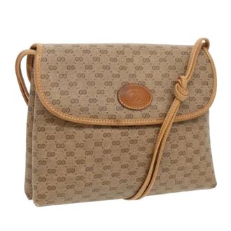 Gucci Pre-owned Toile sacs-gucci - Femme - Pre-owned - Beige - Taille: ONE Size