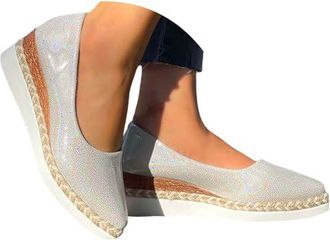 Generic Chaussures &agrave; paillettes pour femme - Chaussures &agrave; paillettes m&eacute;talliques - Chaussures de f&ecirc;te - Chaussures de loisirs - Chaussures de tennis festives 