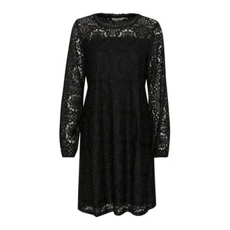 Cream CRTiley Lace Dress - - Dresses - Damen - Schwarzk - XS
