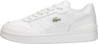 Lacoste Femme, Chaussures, Blanc, Taille: 39 EU T-Clip Baskets Laag