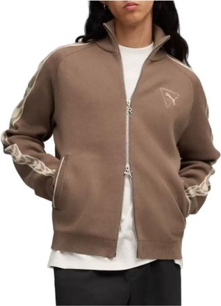 Puma Puma, Homme, Sport, Beige, Taille: XL T7 Knit Jacket