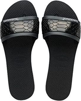 Havaianas You Angra Wild, Sandale Femme, Noir, 33/34 EU Étroit