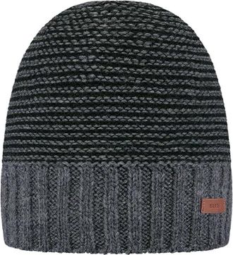 Barts Herren Davido Beanie-M&uuml;tze, Dark Heather, One Size