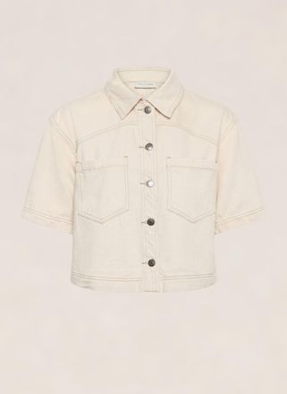 Kaffe Jeanshemd Kacatharina weiss