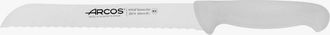 Arcos Serie 2900 - Brotmesser - Klinge Nitrum Edelstahl 200 mm - HandGriff Polypropylen Farbe Wei&szlig;e