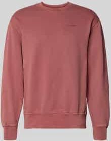 Levi's Sweatshirt mit Logo-Stitching und Rundhalsausschnitt