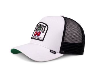 Djinns DNC Cherry (White) - Trucker Cap Meshcap Hat Kappe Mütze Caps