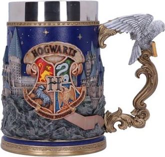 Nemesis Now B5795U1 Harry Potter Hogwarts Collectible Tankard, Blau, 15.5cm