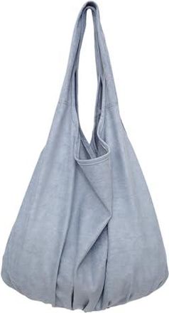 Generic Sac polyvalent en flanelle pour femme et fille - Grande capacit&eacute; - Pour le travail scolaire - Voyage quotidien, bleu, 20.47x14.57x3.94Zoll