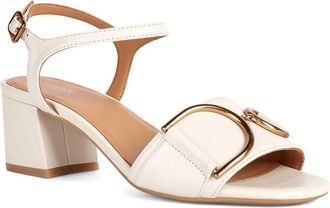 Geox Mädchen New Eraklia 50 Sandal, Off White, 39.5 EU