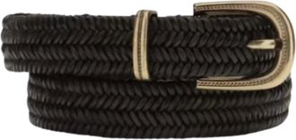 Brunello Cucinelli Femme, Accessoires, Brun, Taille: L M0Napc228 Ceinture Tress&eacute;e Stretch