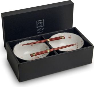 Generic EDO JAPAN - ACERBLATT - UDONBOWLSET O/17CM|H8,7CM