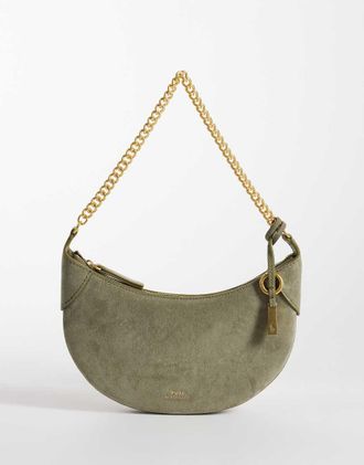 Polo Ralph Lauren Sac port&eacute; &eacute;paule en cuir - Vert