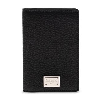 Dolce & Gabbana Kartenetui aus Leder mit Logo - - Accessories - Herren - Schwarzk - ONE SIZE