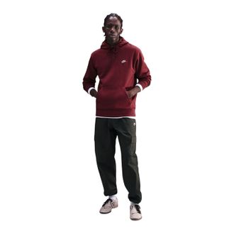 Nike Club Hoodie zum &Uuml;berziehen f&uuml;r Herren, Fleece (Team Rot)